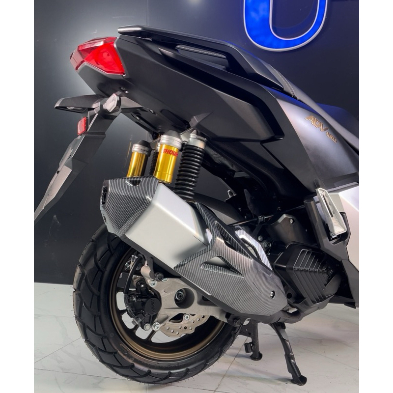 For HONDA ADV160 ADV150 Motorcycle Exhaust Cover Guard Kit Exhaust Pipe End Cap Exhaust Cover ...