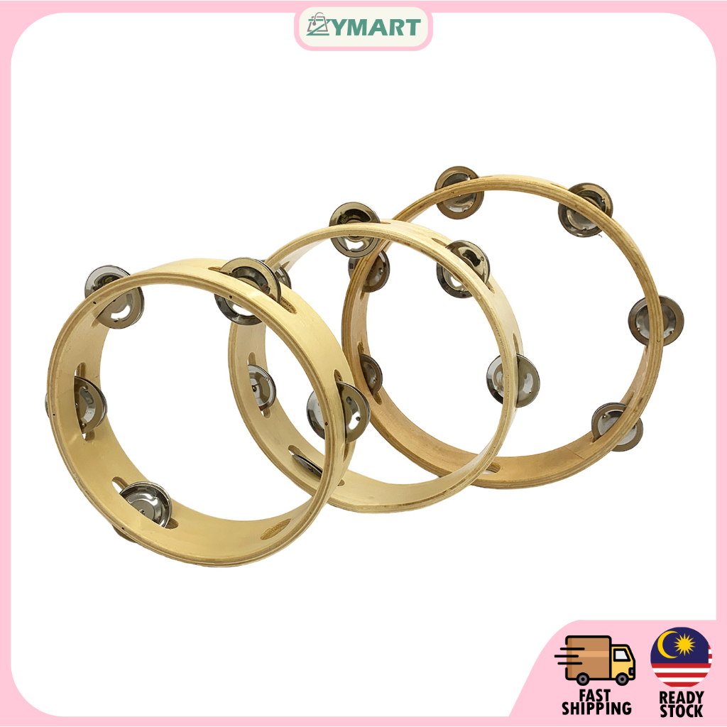 7''/8''/9'' inch Headless Wooden Tambourine, Tambourine without head ...