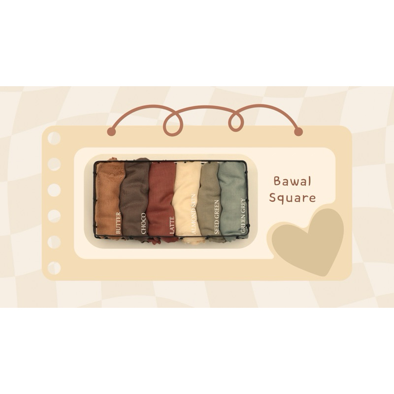 (WITH FREEGIFT) BAWAL SQUARE WAFA 🔥 [SKIN COLOR] 🥰 | Shopee Malaysia