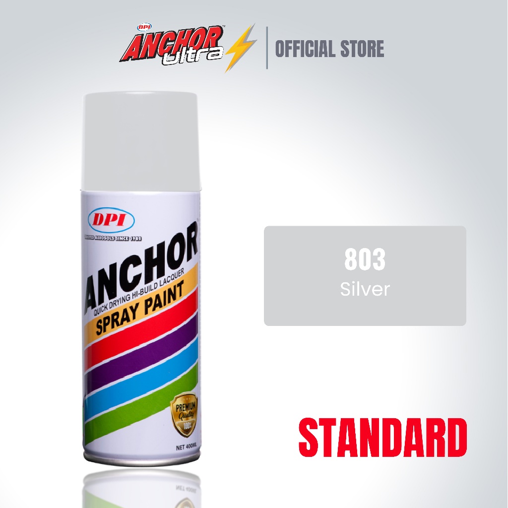 DPI Anchor Standard #803 Silver Cat Sembur Aerosol 400ml Spray Paint ...