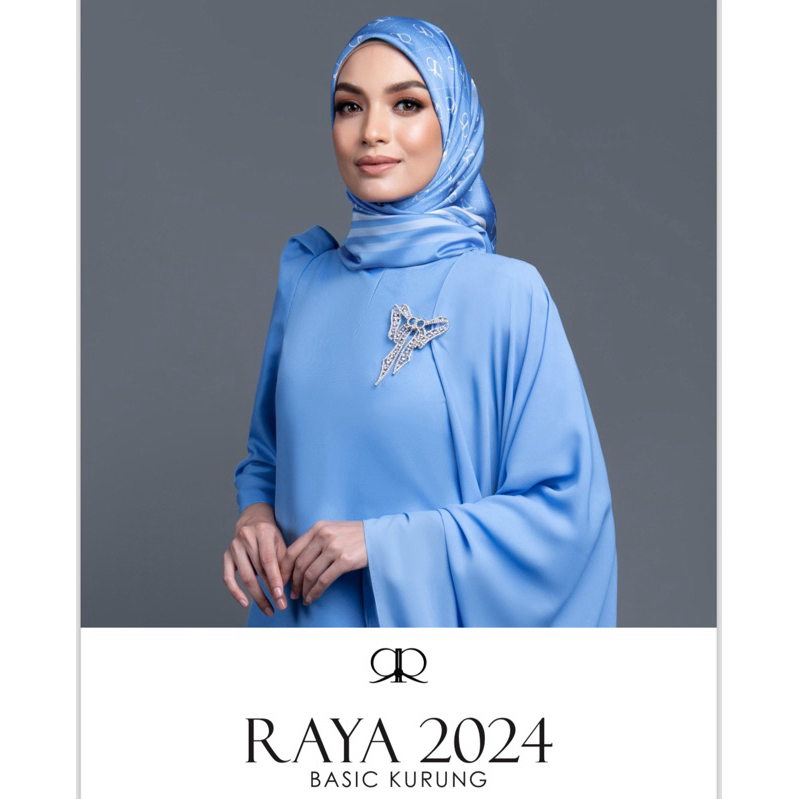 RIZMAN RUZAINI BASIC KURUNG PAHANG RAYA 2024 WITH SCARF RR | Shopee ...