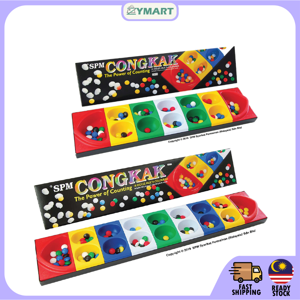 Congkak Multi Colored Holes SPM 105 / SPM 107 | Shopee Malaysia