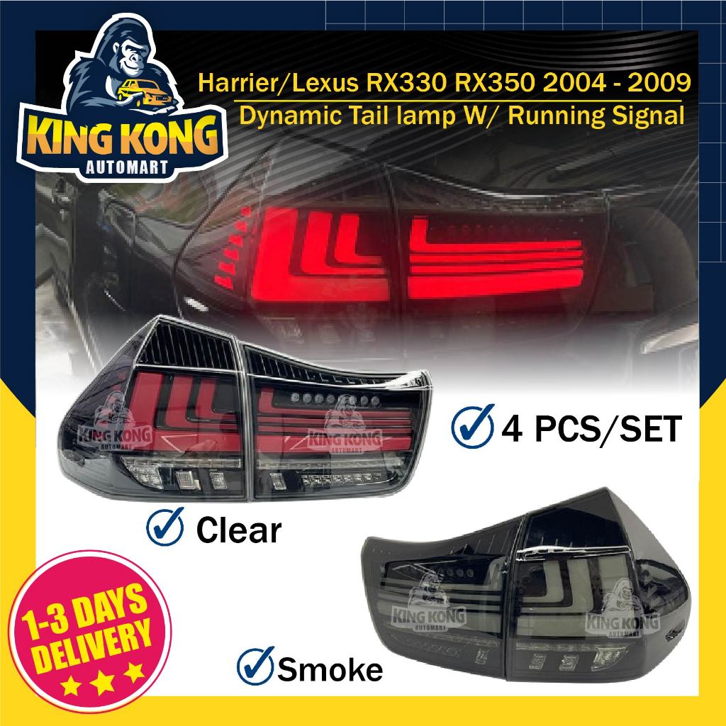 Toyota Harrier / Lexus RX330 RX350 2004 - 2009 Dynamic Light Bar Tail ...
