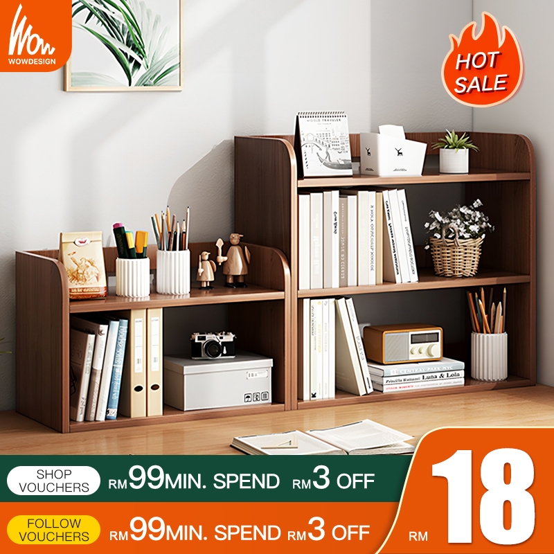 Desktop Rack Book Rack Desk Organizer Mangazine Document Book Shelf ...