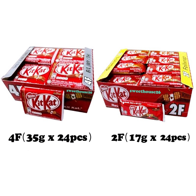 Kit Kat Kitkat Chocolate 2F 24pcs / 4F 24pcs | Shopee Malaysia