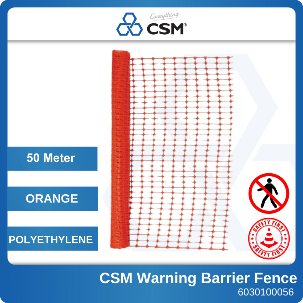 CSM Warning Barrier Fence Orange Construction Fence Safety Netting ...