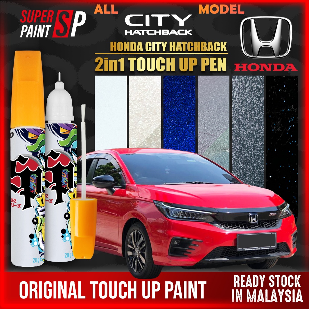 HONDA CITY HATCHBACK 】Car Touch Up Pen Color Touch Up Paint Repair Car ...