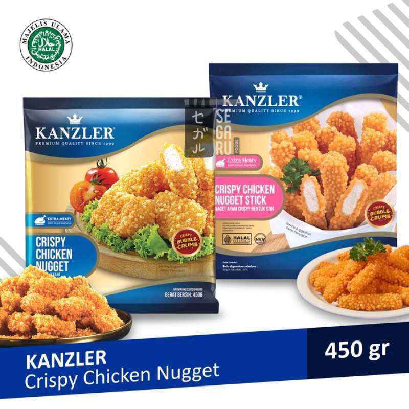 Nuget kanzler crumble 450gram @2pack (harga sudah termasuk ice box ...