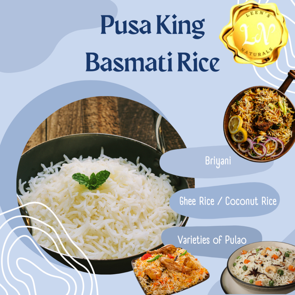 Leens Naturals Gold Standard Biryani Basmati: 1121 Pusa Gold & Pusa ...