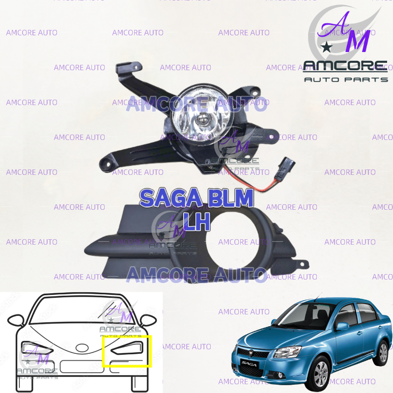 PROTON SAGA BLM - FOG LAMP / BUMPER LAMP / FLOG LAMP | Shopee Malaysia
