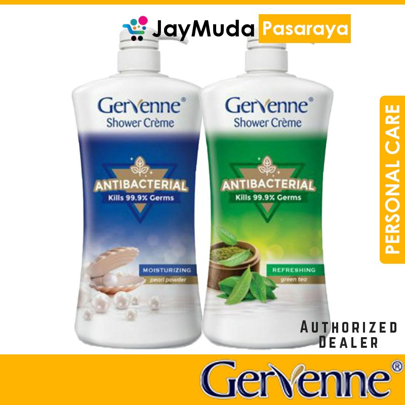 Gervenne Shower Creme Antibacterial Kills 99.99% Germs 850g Body Wash ...