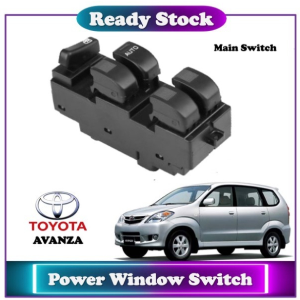 TOYOTA AVANZA Power Window Main Switch Suis tingkap Master switch ...