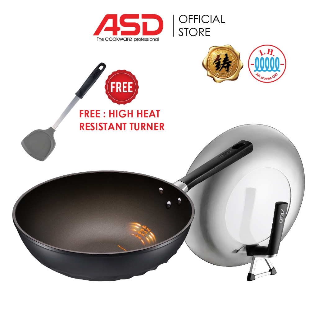 ASD Tornado Elite Die Cast Skillet Wok (30cm) HP2330TE-3G | Shopee Malaysia
