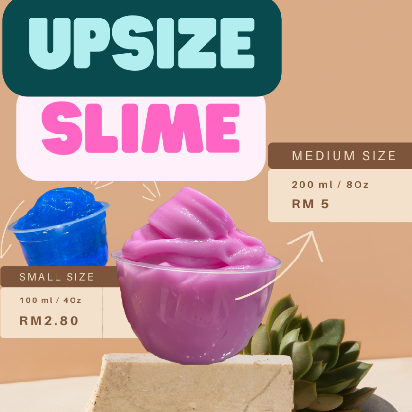 [NEW] Upsize Slime Glossy Slime 200ml | Shopee Malaysia
