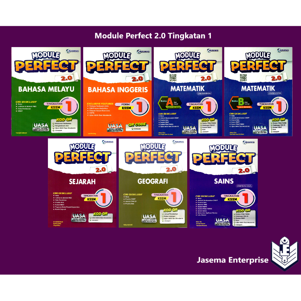 Module Perfect 2.0 Tingkatan 1 Bahasa Melayu | English | Matematik ...