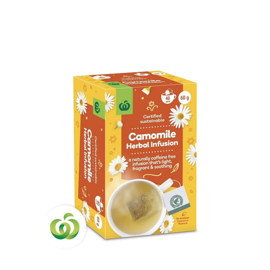 WOOLWORTHS CAMOMILE TEA BAGS 40PK 60G | Shopee Malaysia