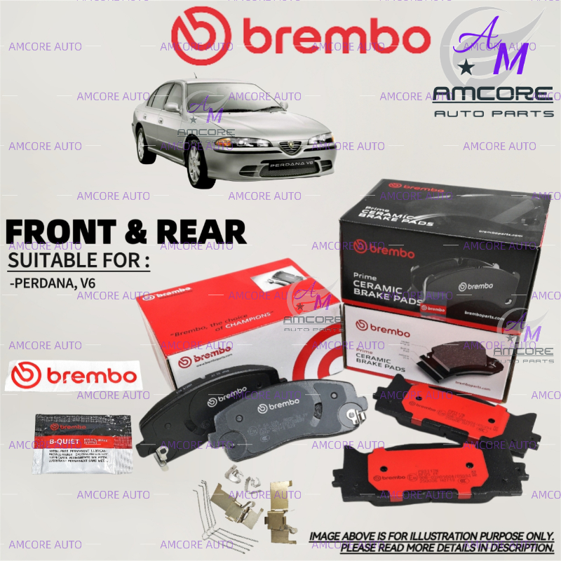 PROTON PERDANA / PERDANA V6 - BREMBO BRAKE PADS / BRAKE PAD BREMBO ...