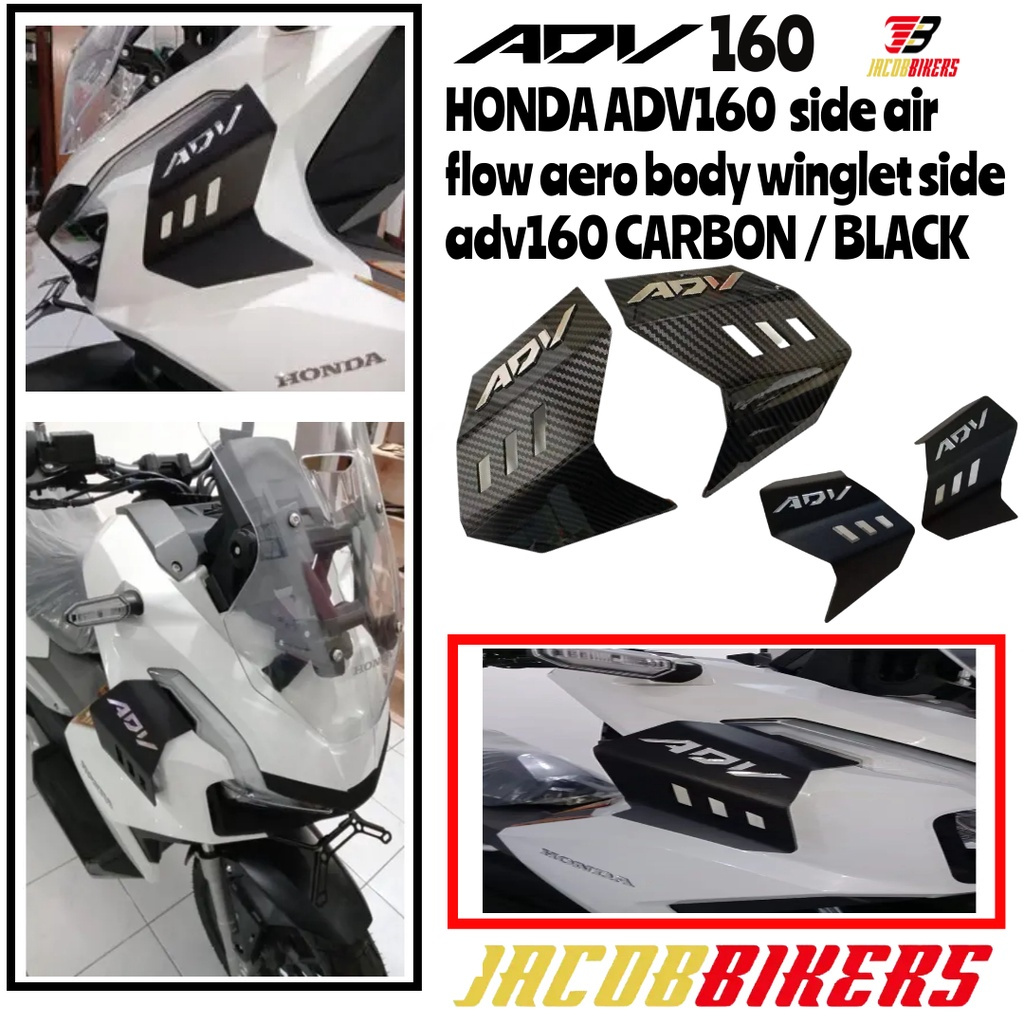 HONDA ADV160 AEROX160 ADV side air flow aero body winglet side cover 2 ...