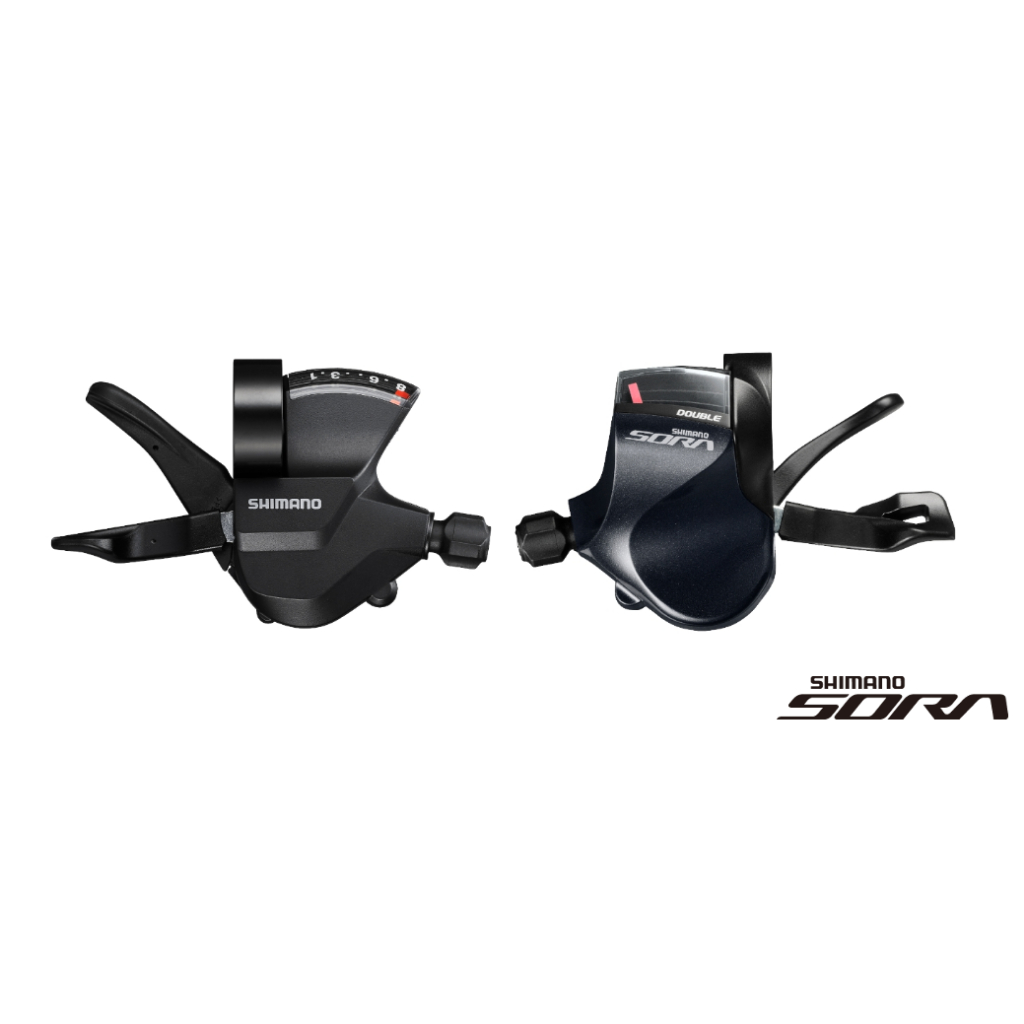 SHIMANO SORA Left Shift Lever Flat Bar Road 2x9-speed/ Right Shift ...