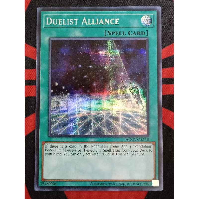 YUGIOH KONAMI AGOV-AE110 Duelist Alliance (Secret Rare/Super Rare) | Shopee Malaysia