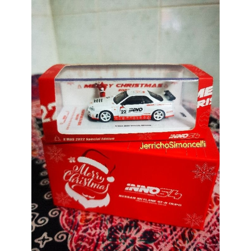 Inno64 Nissan Skyline GTR R34 K'MAS 2022 Special Edition - Chase ...