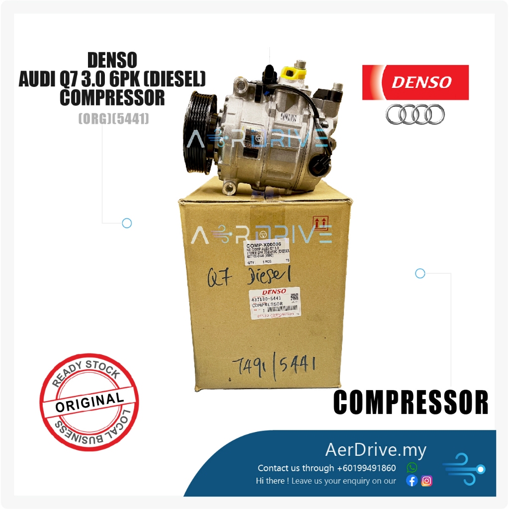 DENSO ORIGINAL AUDI Q7 / VOLKSWAGEN TOUAREG / PORSCHE CAYENNE 3.0 6PK ...