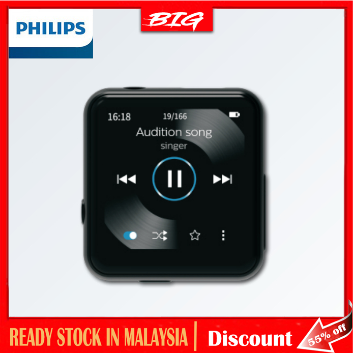 Philips SA2301 MP3 Built-in 8G FM Radio Recording with Headphones ...