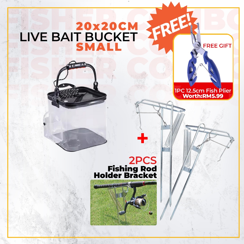 Fishing Bucket Kotak Pancing Foldable Fishing Box Pancing Murah Fishing ...