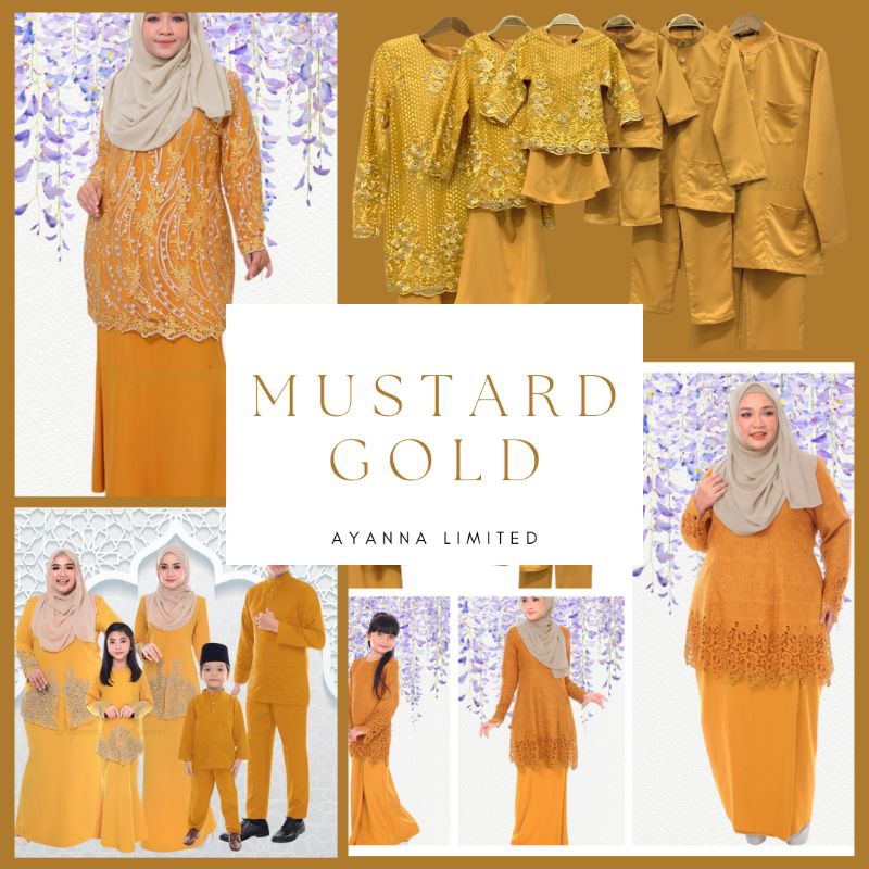 SEDONDON FAMILY GOLD / BAJU RAYA 2024 | Shopee Malaysia