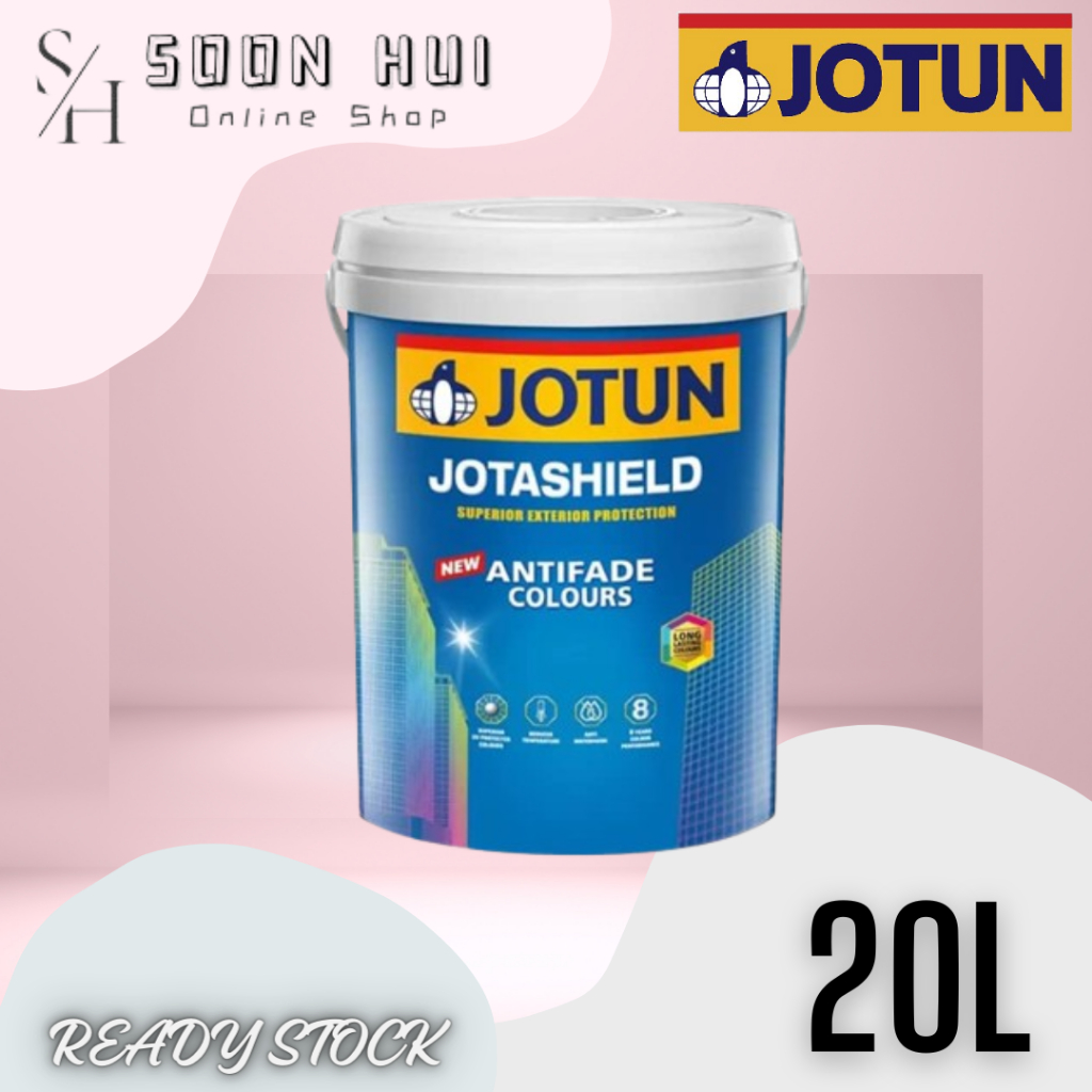 JOTUN JotaShield Antifade 20L Exterior Wall Paint/Cat Luar/Jota shield ...