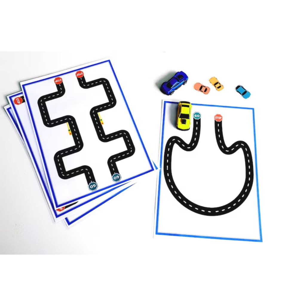 PDF] 085- Road Activity Fine Motor Skill Printable Montessori Toddler ...