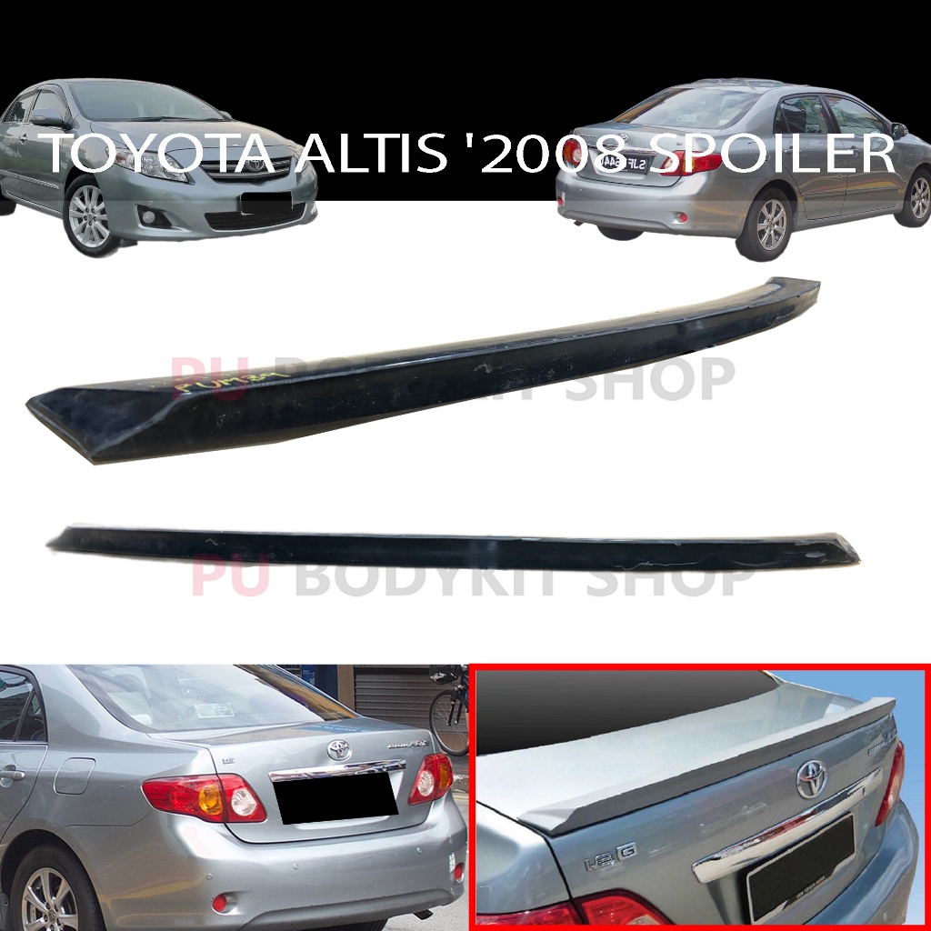 TOYOTA ALTIS '2008 SPOILER(PU) | Shopee Malaysia