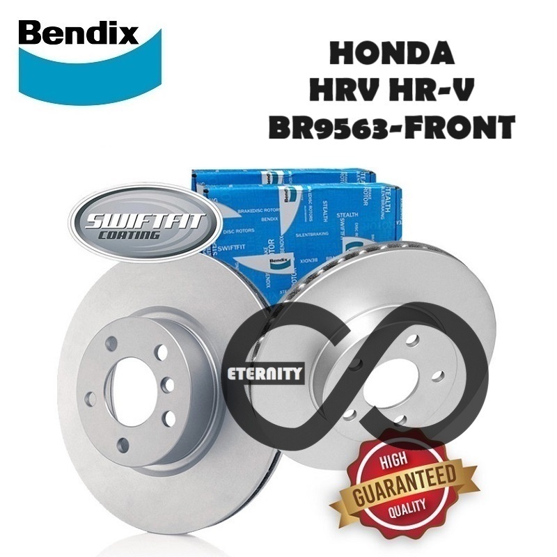 Original Bendix Swiftfit BR9563 Front Disc Rotor - H/D HRV HR-V / ACCORD T2A T2M | Shopee Malaysia