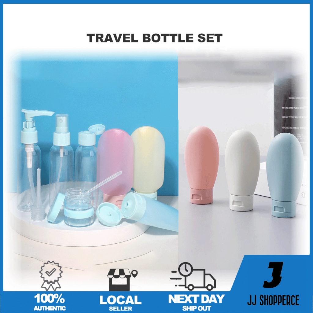 [MY] Portable Travel Size Bottle Set/ Traveling Essential Toiletry ...
