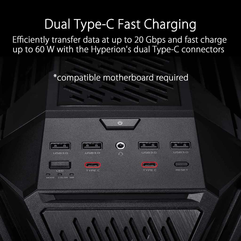 Asus ROG HYPERION GR701 (Black / White) E-ATX / ROG Z11 Mini-ITX ...