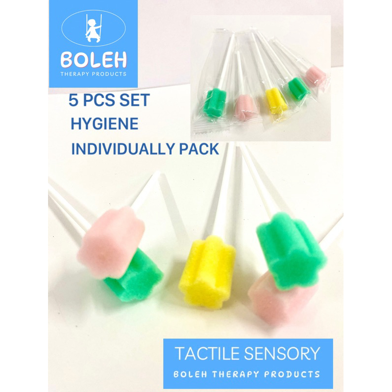 BOLEH Oral Swab(5 Pcs Set), Sensory Brush for Therapy Purpose for ...