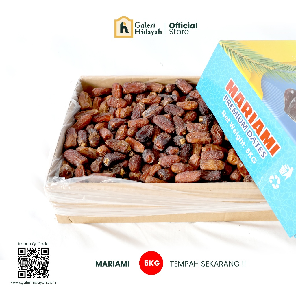 Kurma Mariami Premium Dates 5kg | Shopee Malaysia