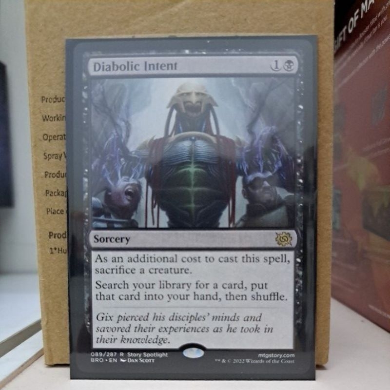 MTG Diabolic Intent (BRO)(Rare) | Shopee Malaysia