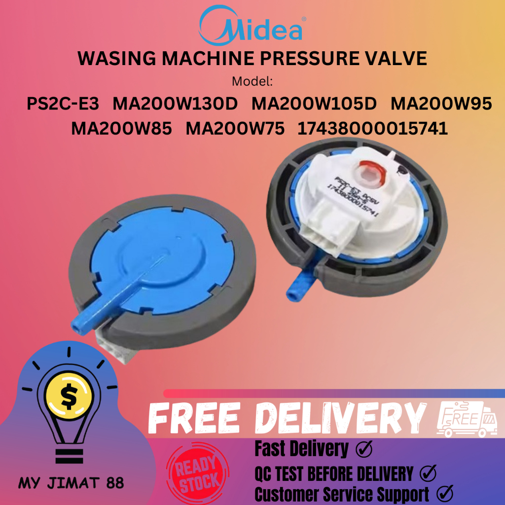 MIDEA WASING MACHINE PRESSURE VALVE 17438000015741/MA200W75 /MA200W85 ...