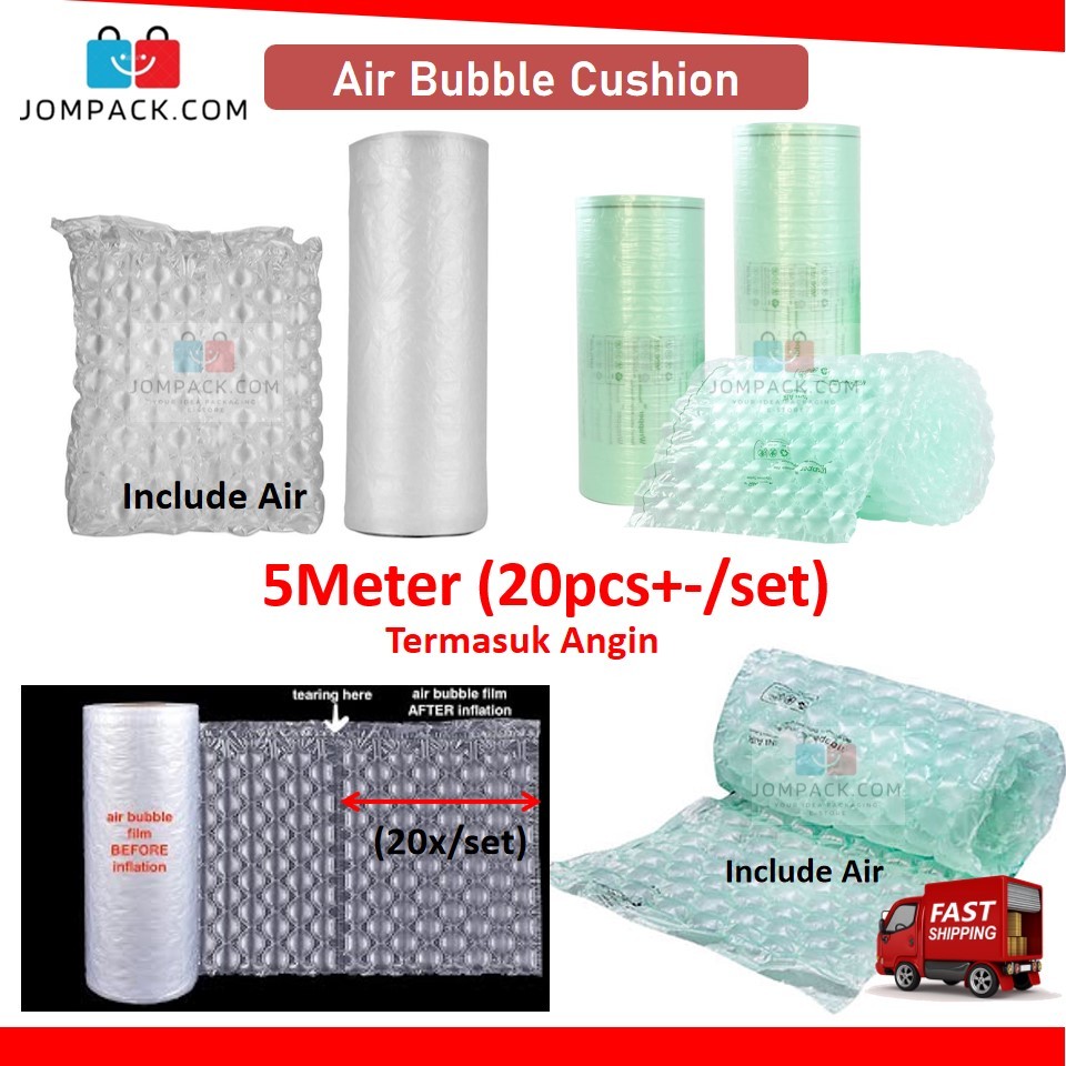 5 Meter HDPE Air Bubble Cushion Film Gourd Film Air Bubble Wrap Air ...