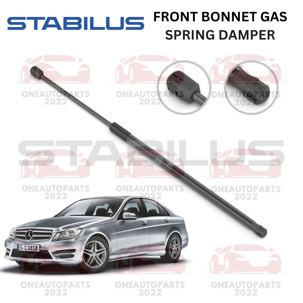 STABILUS GERMANY FRONT BONNET GAS SPRING DAMPER MERCEDES BENZ W204 C204 ...