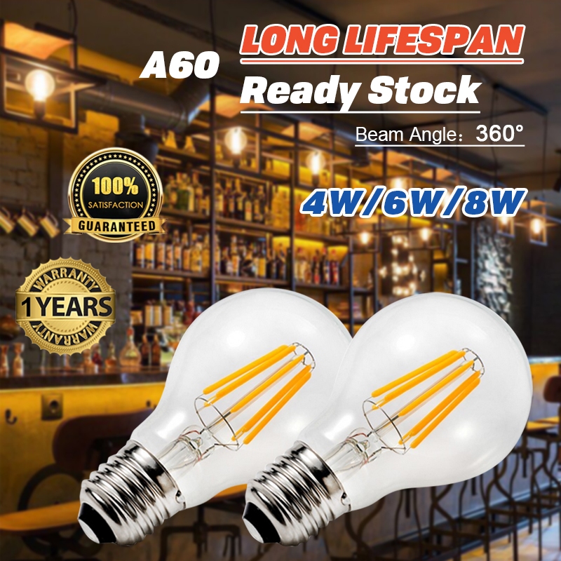 Antique Filament LED Bulb for Chandelier Light E14,E27 Base Edison ...