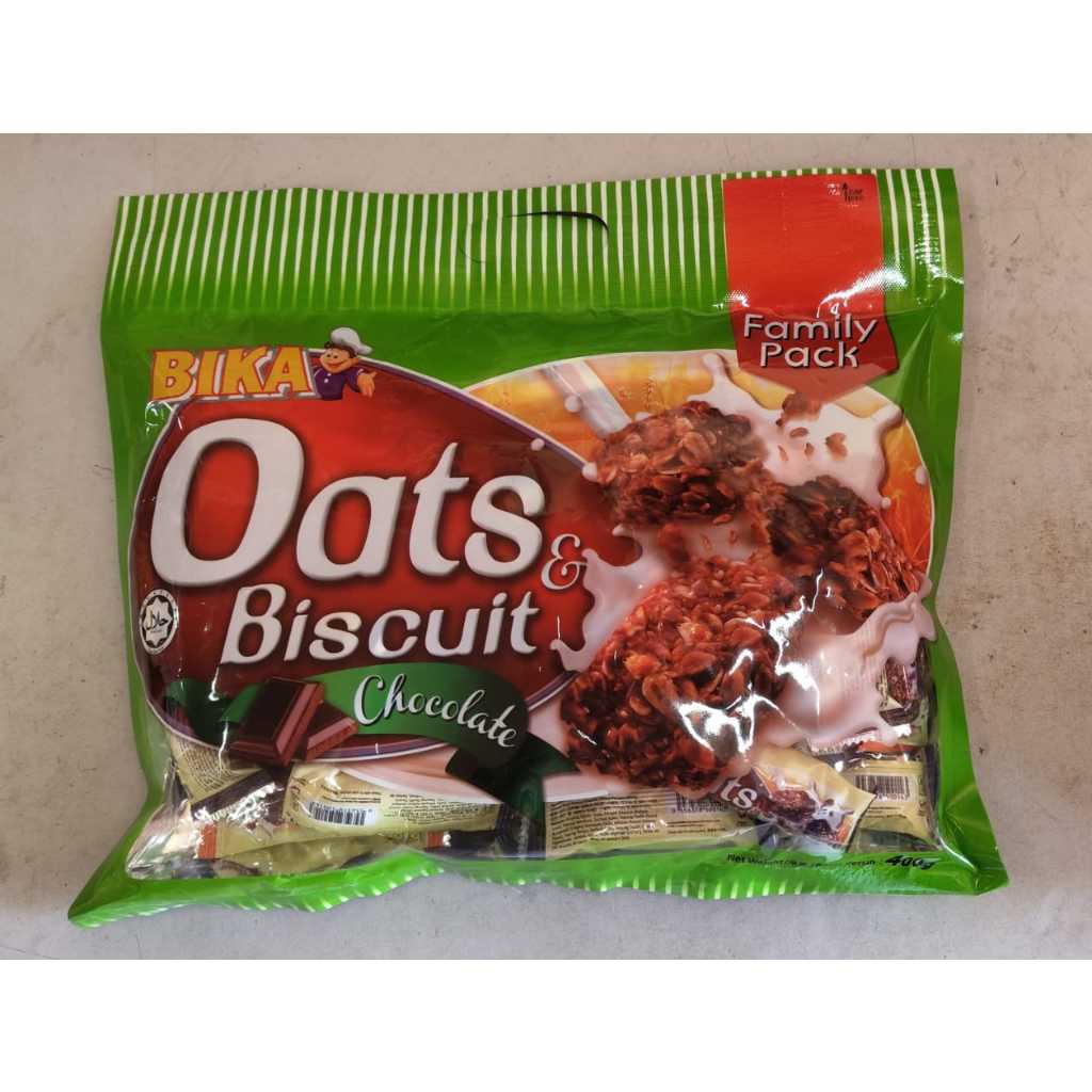 Bika Oats & Biscuit (Chocolate Flavour) 400g Family Pack | Shopee Malaysia