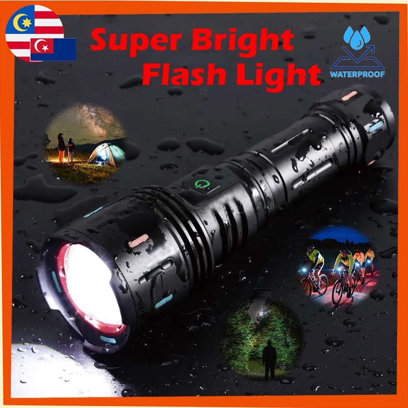 [Rechargeable] LED Super Bright Flashlight | Camping/Cycling/Adventure ...
