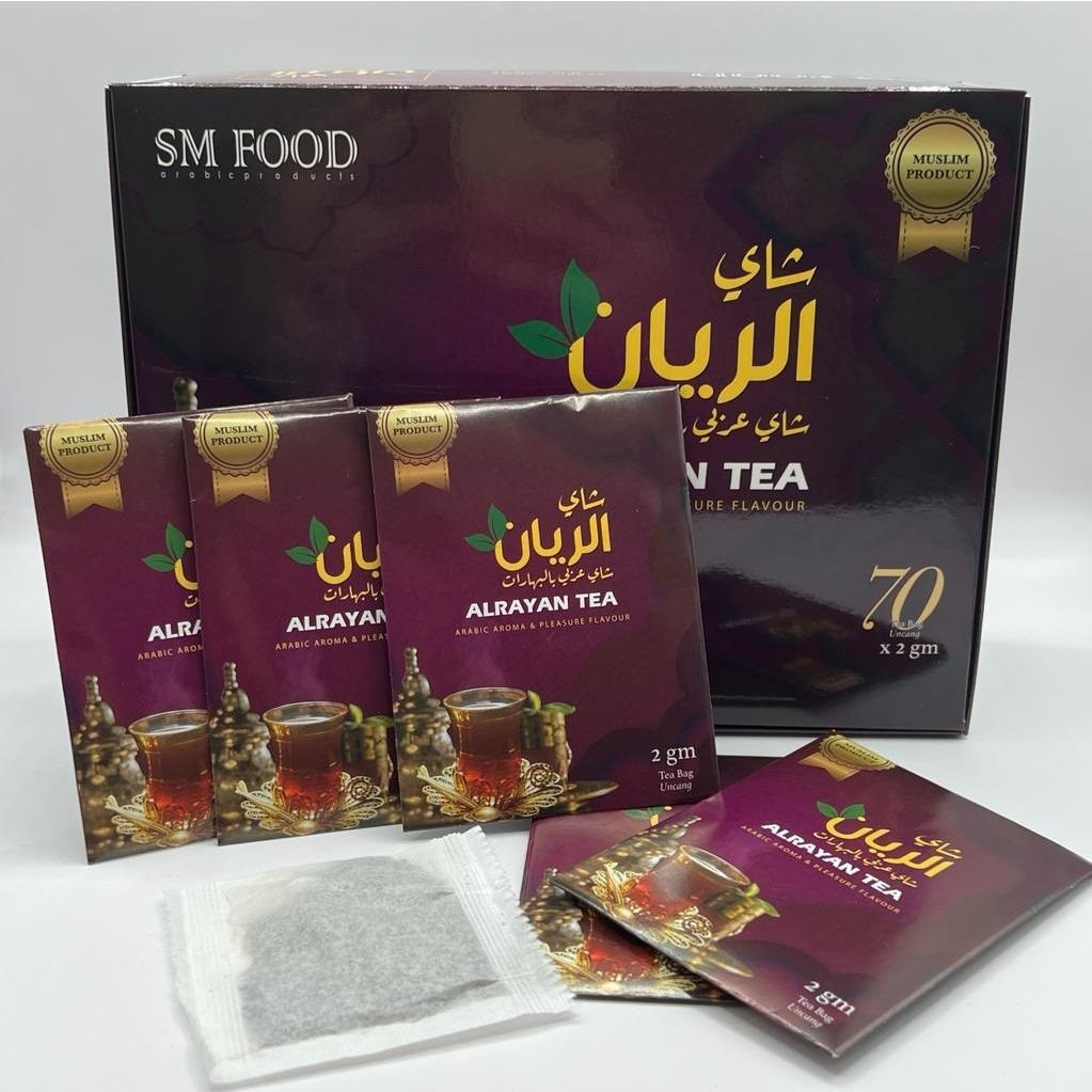 ALRAYAN TEA ARABIC TEA WITH AROMA 70pcs tea bag in the box | Shopee ...