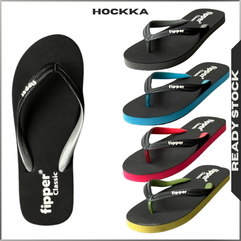 HOCKKA FIPPER CLASSIC Rubber Sandals | Selipar Getah FIPPER | Shopee ...