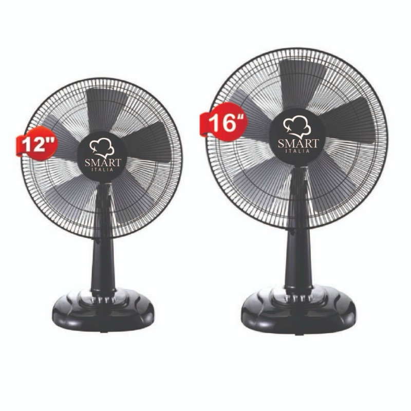 Smart Table Fan (12/16) Inch Desk Fan Kipas Meja 5 blades 3 Speed Strong Table Fan | Shopee Malaysia