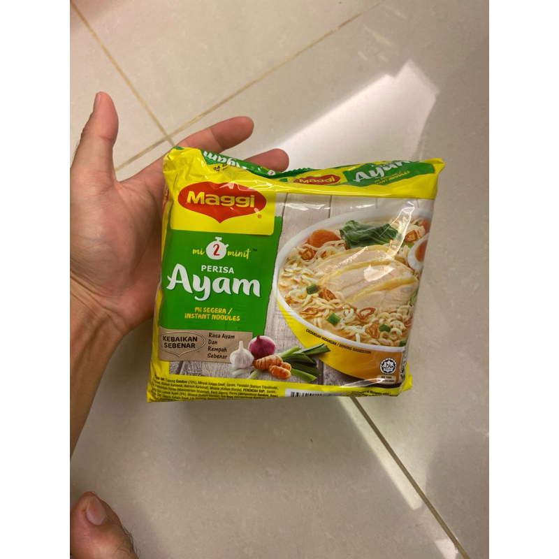 (Free shipping )maggi kari n maggia ayam 5x75g | Shopee Malaysia