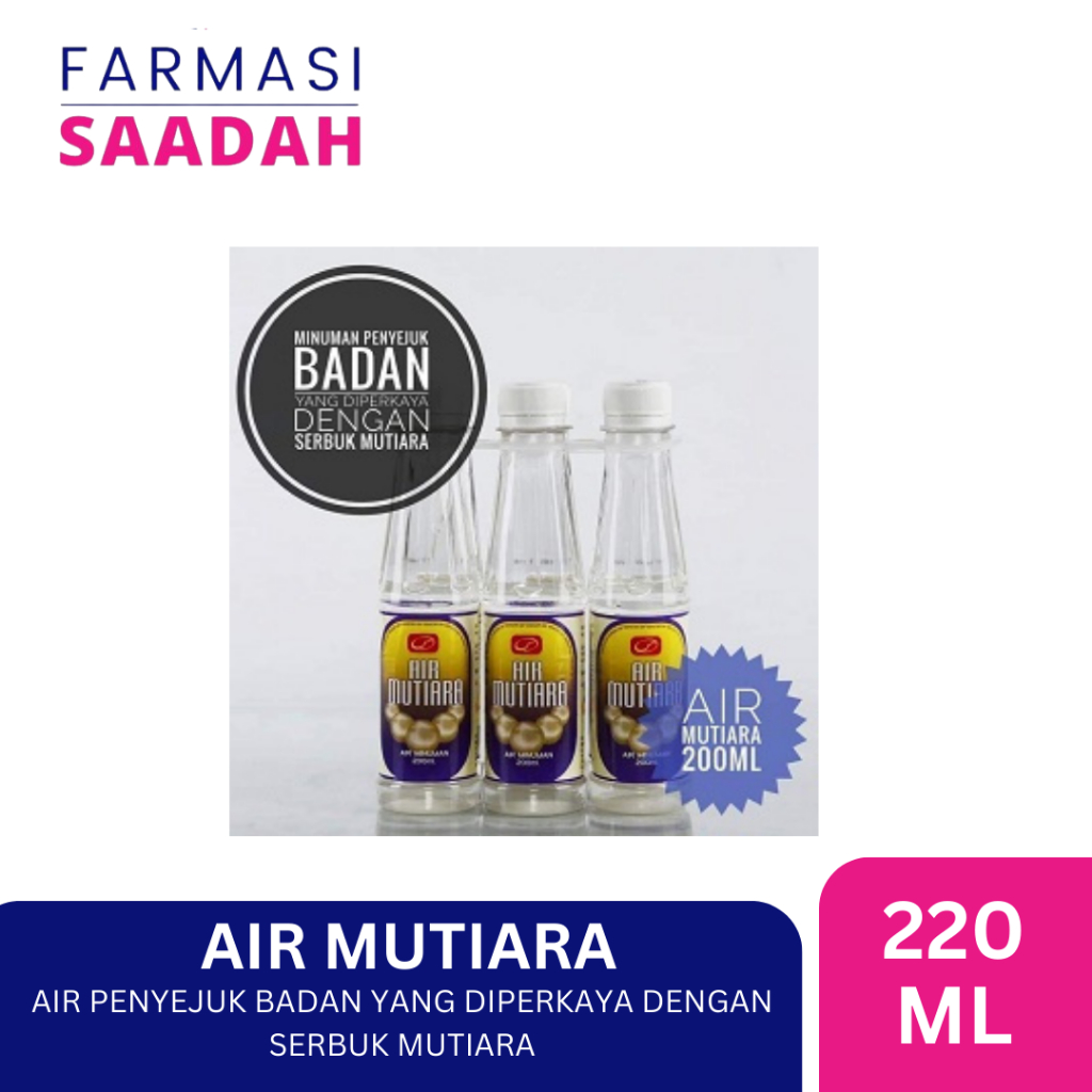 AIR MUTIARA MINUMAN PENYEJUK BADAN 200ML | Shopee Malaysia