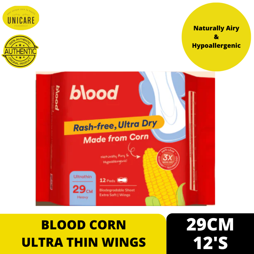 BLOOD CORN ULTRA THIN WINGS 29CM 12'S | Shopee Malaysia